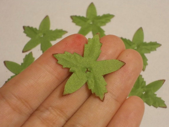 100 Sepal Size 1.25 Fabric Craft sepal Satin sepal | Etsy