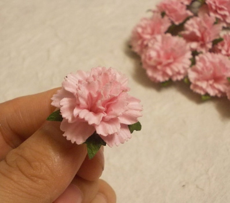 25 Paper Flowers size 1 Mulberry Paper Craft Flower | Etsy