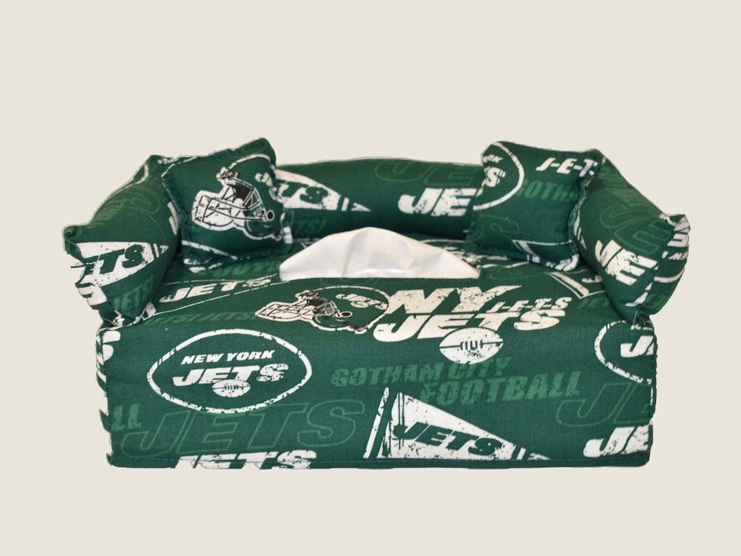 New York Jets NFL Fabric Tissue Box Cover. Includes FREE Tissue - Etsy