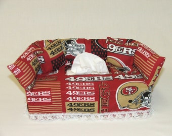 Tissue Box Cover 49ers - Etsy