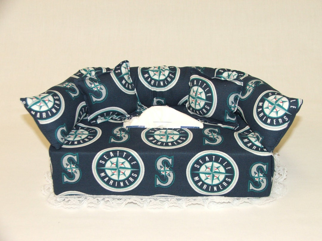 Seattle Mariners MLB Fabric Tissue Box Cover. Includes FREE Tissue - Etsy
