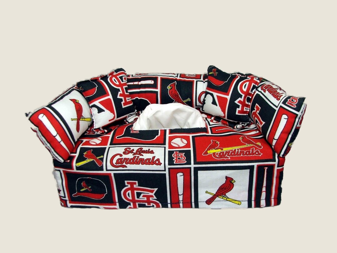 St. Louis Cardinals MLB Fabric Tissue Box Cover. Includes FREE Tissue ...