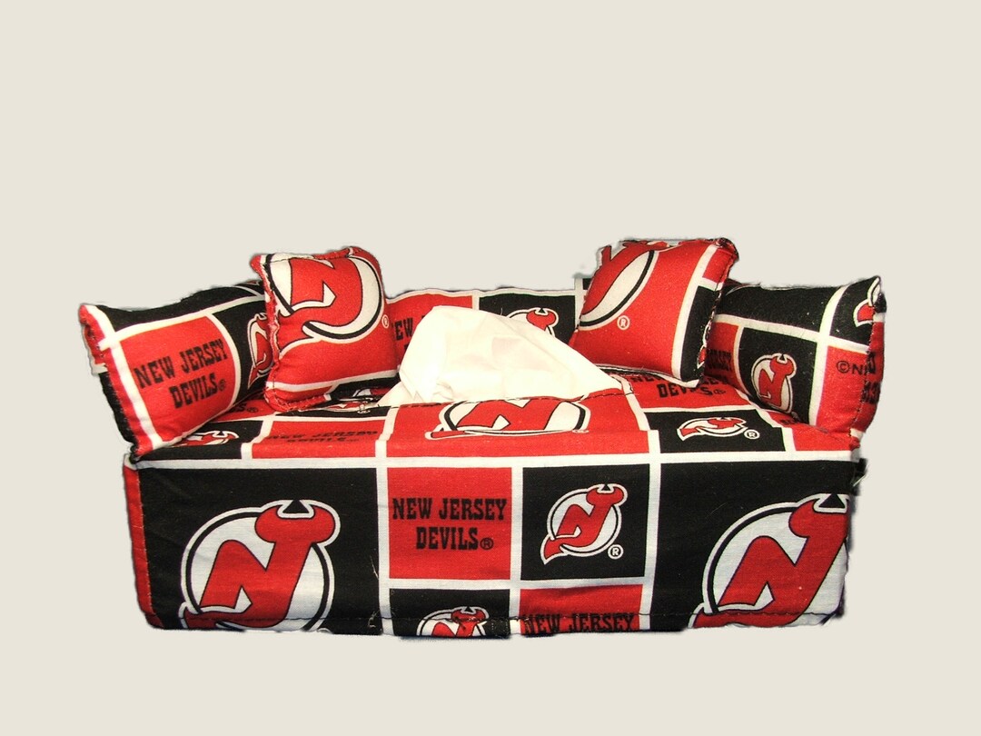 New Jersey Devils Fabric Tissue Box Cover. Includes FREE Tissue - Etsy