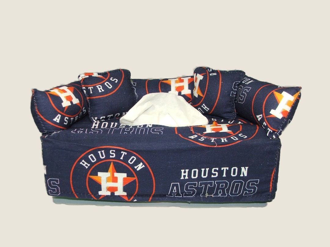 Houston Astros MLB Fabric Tissue Box Cover, Includes FREE Tissue - Etsy