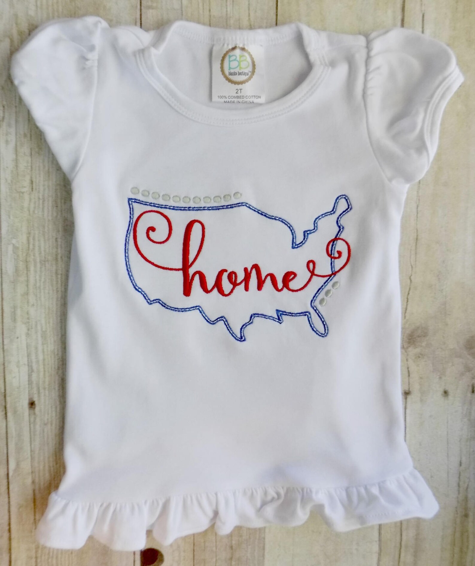 Girls Fourth of July Shirt Toddlers 4th of July Shirt Home | Etsy