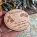 Personalised Under the Same Sky Christmas Bauble, Long Distance Best ...
