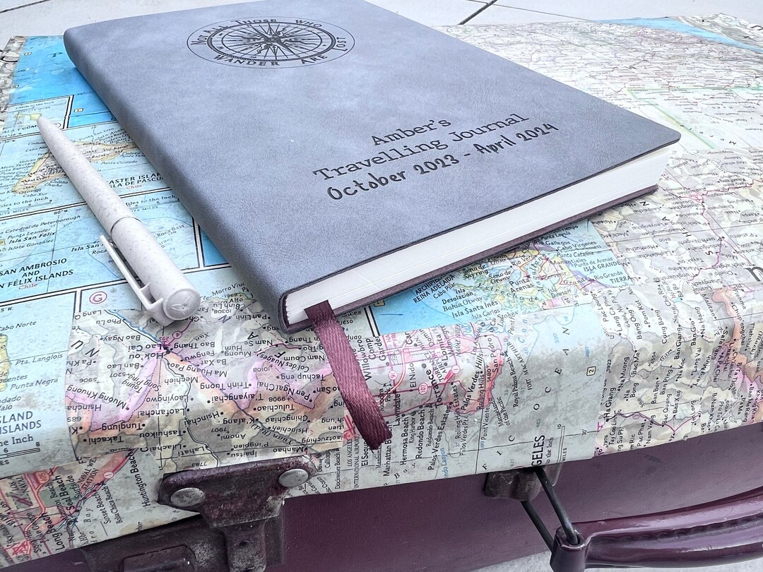 Personalised Adventure Journal With Gift Box Custom Travel - Etsy UK
