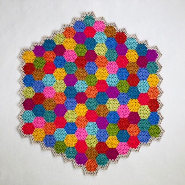 Hexagon patchwork - Etsy France