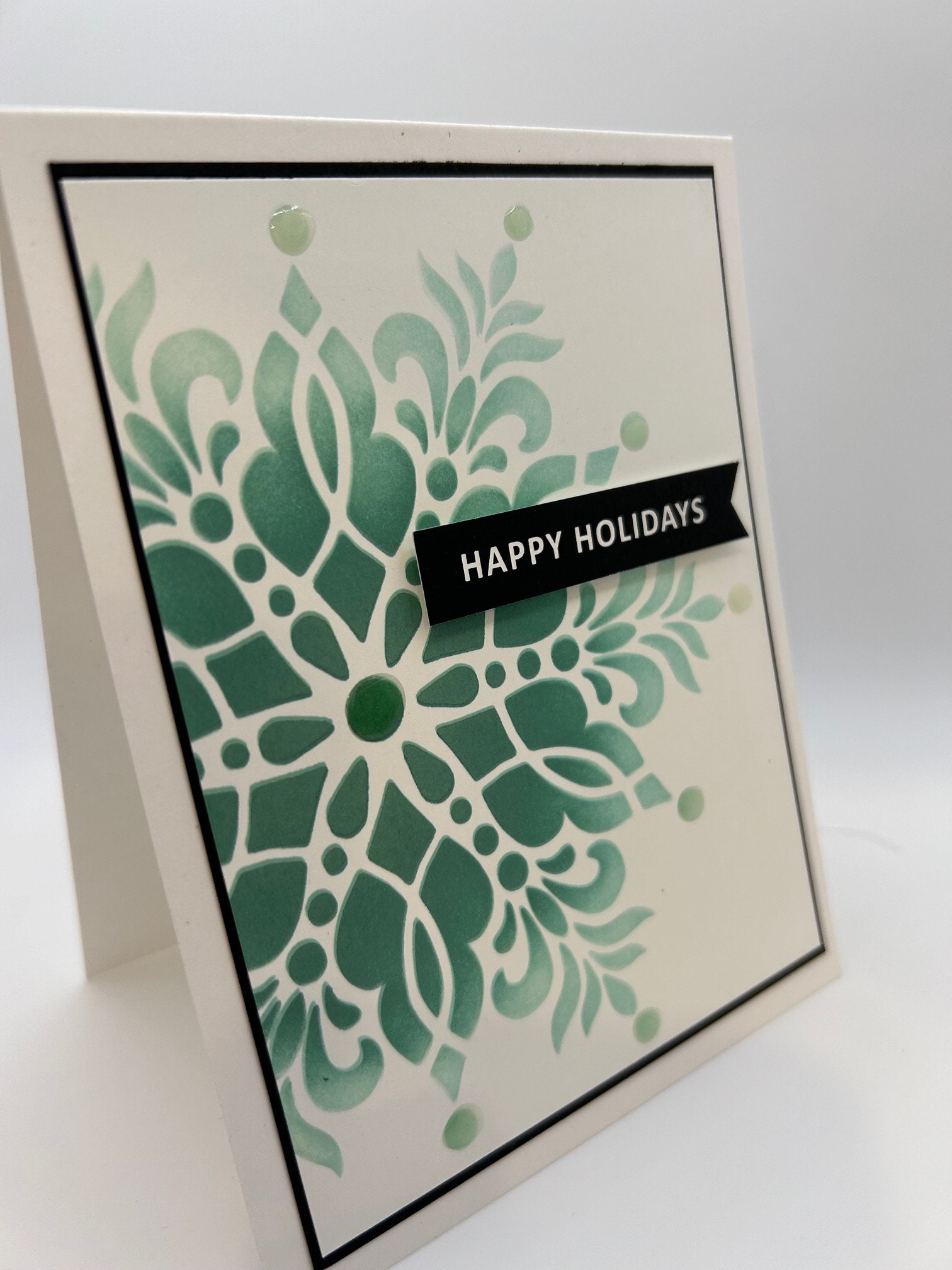 Handmade Holiday Card - Etsy