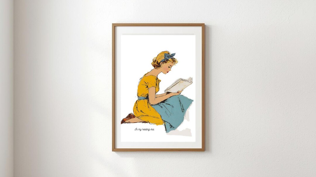 In My Reading Era Print, Downloadable Art, Downloadable Prints, MCM ...