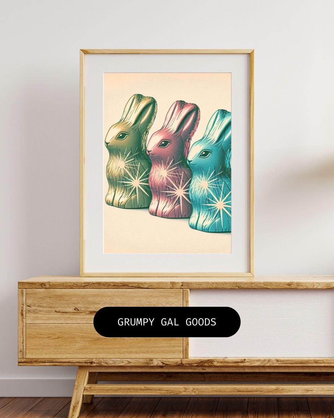 Vintage Easter Art Print, Mid Century Easter Wall Art, Easter Wall Art ...