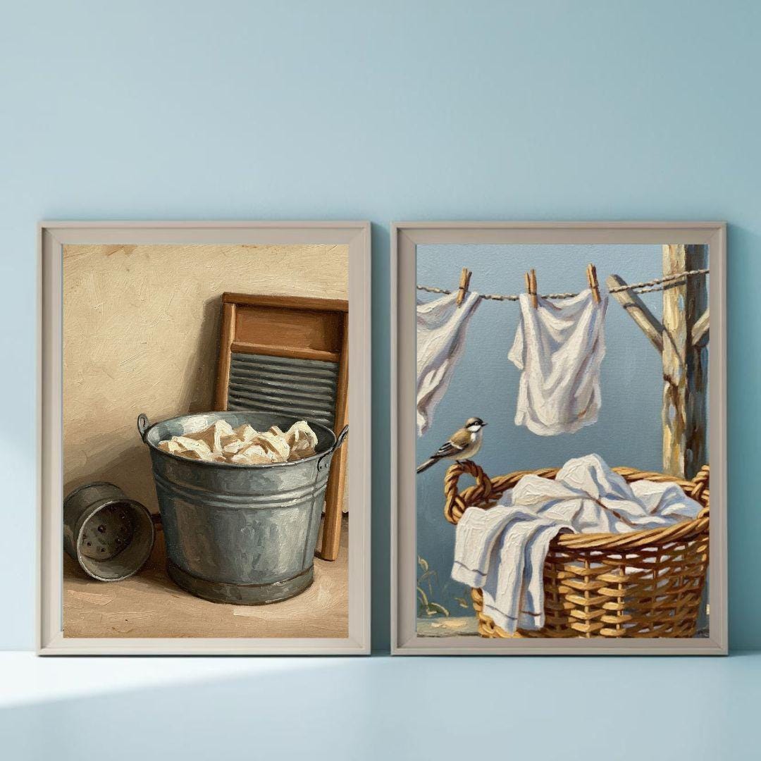 Laundry Room Prints, MCM Art, MCM Wall Art, MCM, Downloadable Art ...
