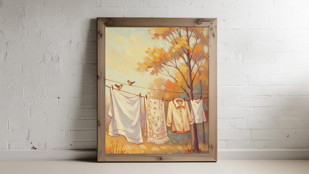 Laundry Room Wall Art, Fall Printable Wall Art, Autumn Art Prints ...