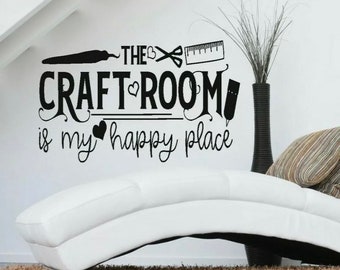 Craft Room Decal | Etsy