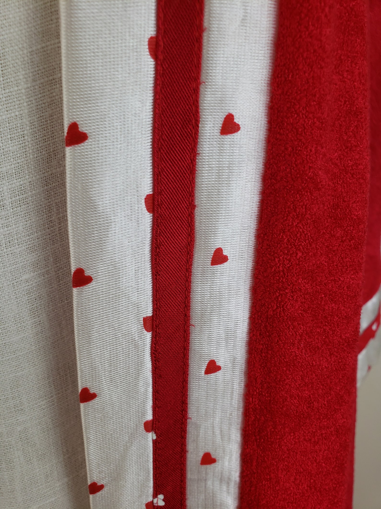 Vintage 1960's Red Robe / 70s Terry Cloth Lounge Wear S - Etsy