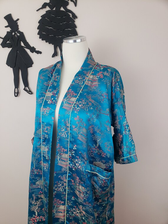 Vintage 1950s brocade robe - Gem