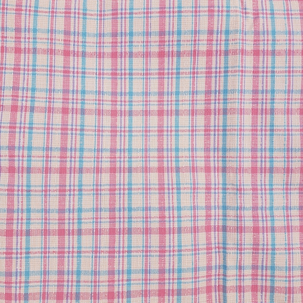 Pink Plaid Fabric - Etsy