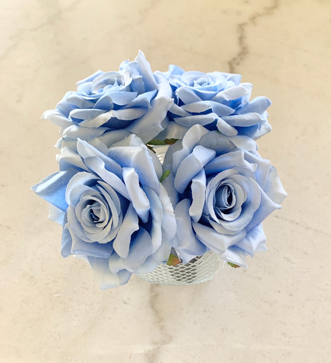 Baby Blue Rose Pen Baby Shower Favors Bridal Shower Favors Blue Blue ...