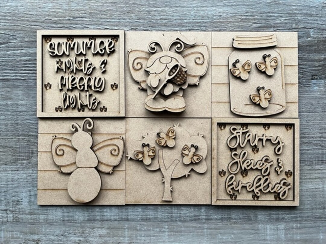 Firefly Tiered Tray Signs/ Firefly Ladder Signs/ Lightning Bug Signs ...