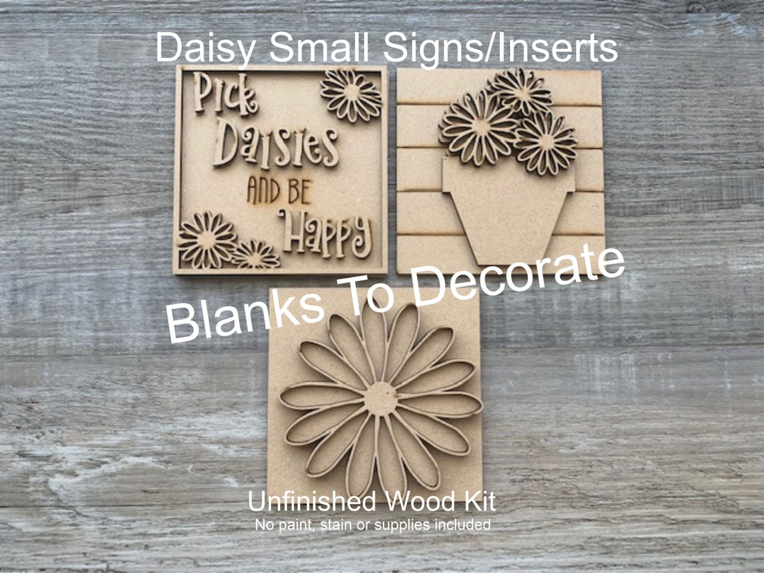 Daisy Tiered Tray Signs/ Daisy Ladder Signs/ Daisy Wall Frame Sign ...