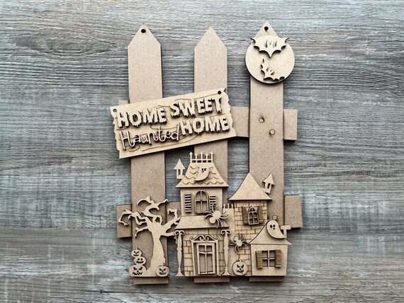 Halloween Fence/ Haunted House Fence/ Interchangeable Fence/ - Etsy