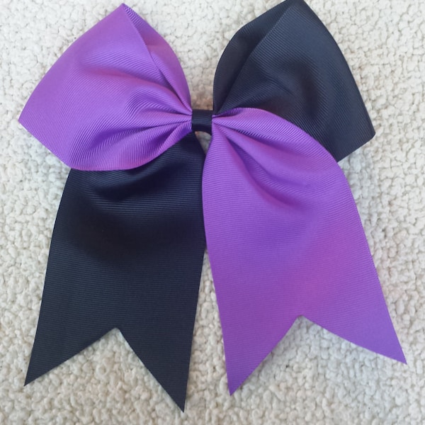 Purple Hair Bow - Etsy