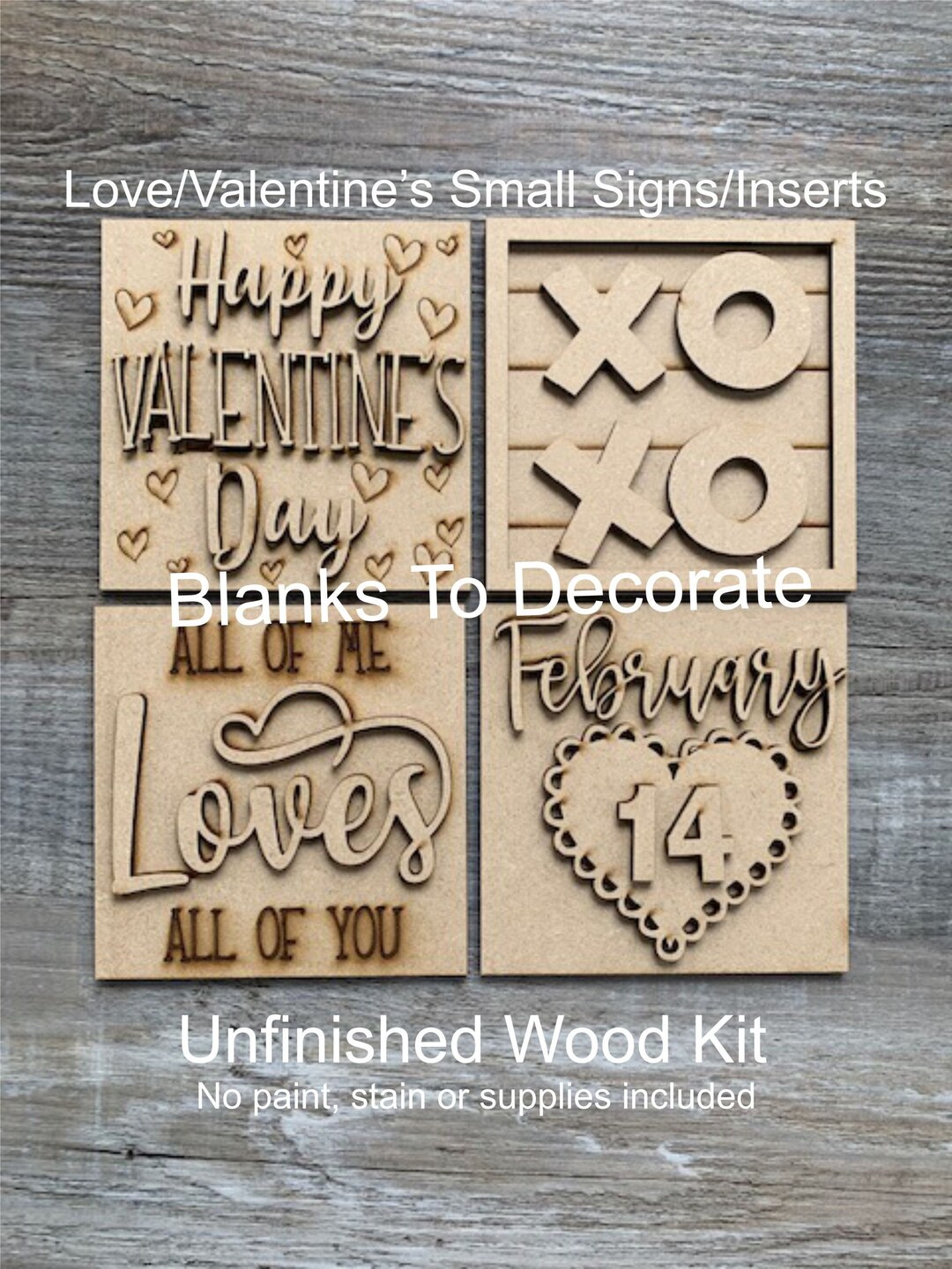 Love Tiered Tray Signs/ Love Ladder Signs/ Happy Valentine's Day/xoxo ...
