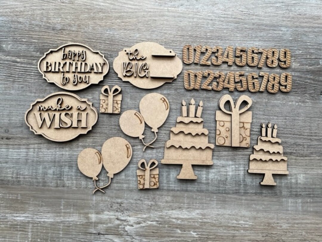 Birthday Fence Accessory/ Birthday Signs/ Interchangeable Fence ...