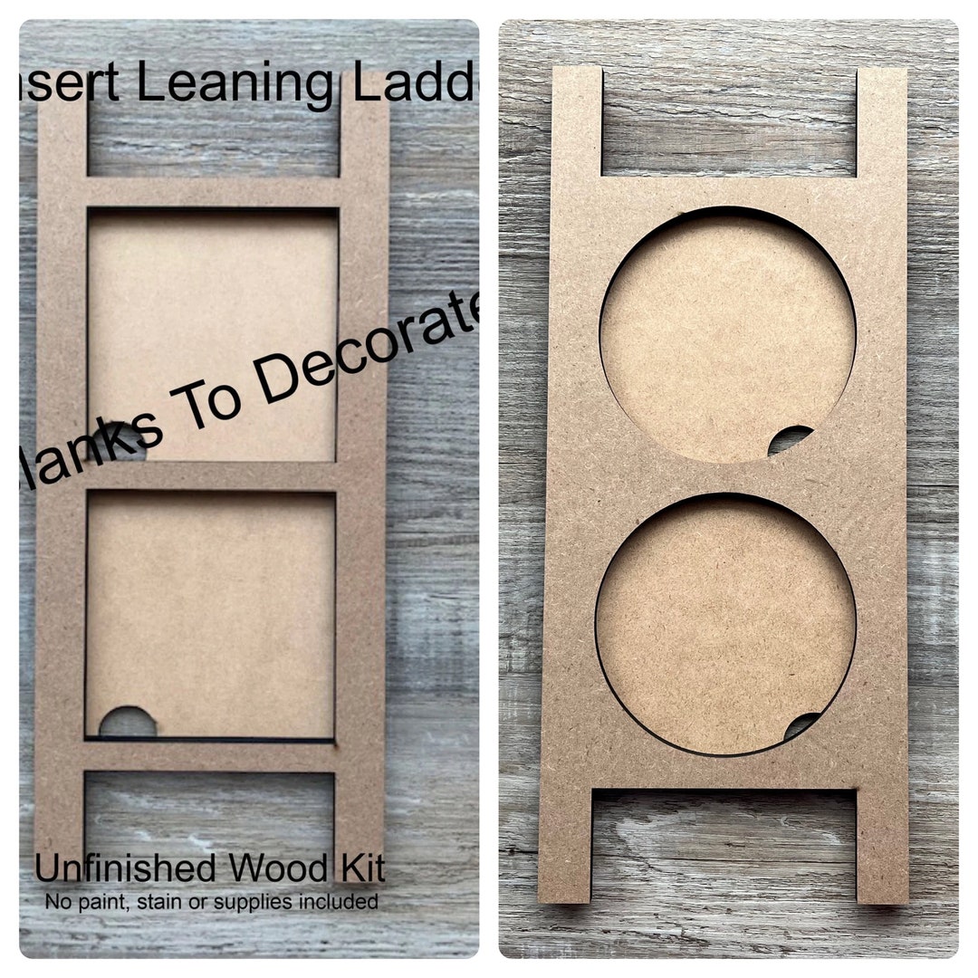 Interchangeable Ladder/ Ladder Blanks/ Ladder for Inserts/ Leaning ...