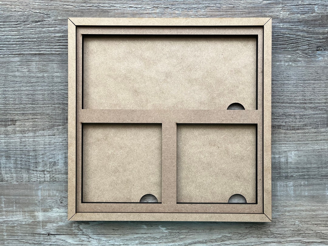 Rectangle and 2 Square Insert Frame/ Interchangeable Wall Frame ...