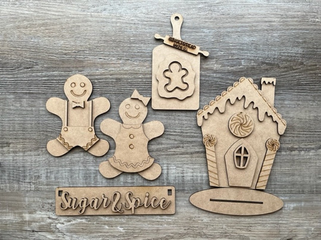 Gingerbread Signs/ Gingerbread House/ Christmas Blanks/ Gingerbread ...