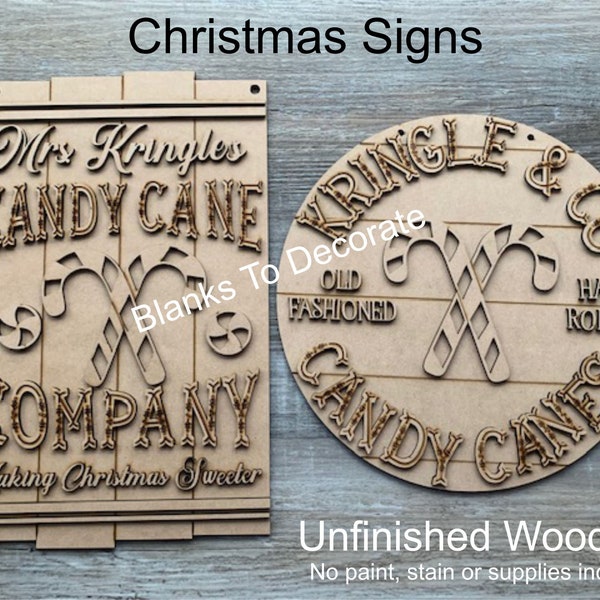 Wood Candy Canes - Etsy