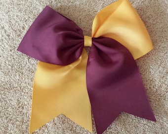 Maroon Cheer Bows - Etsy