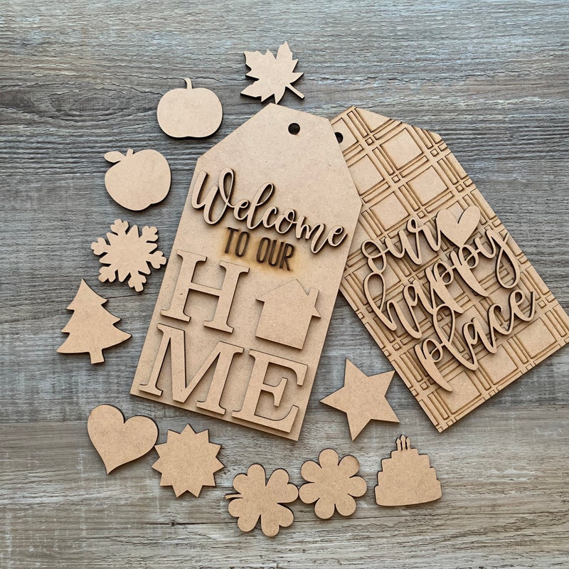 Wood Door Tags - Etsy