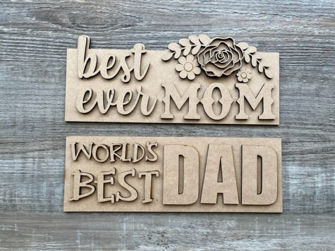 Interchangeable Banner Inserts/ Best Ever Mom Banner Insert/ World's ...