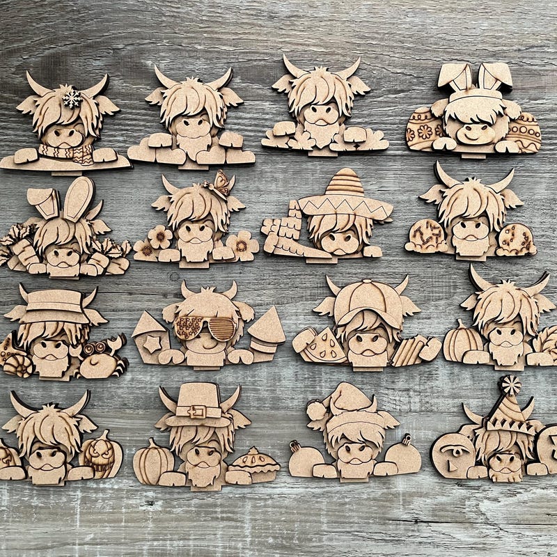 Highland Cow Basket Diy - Etsy