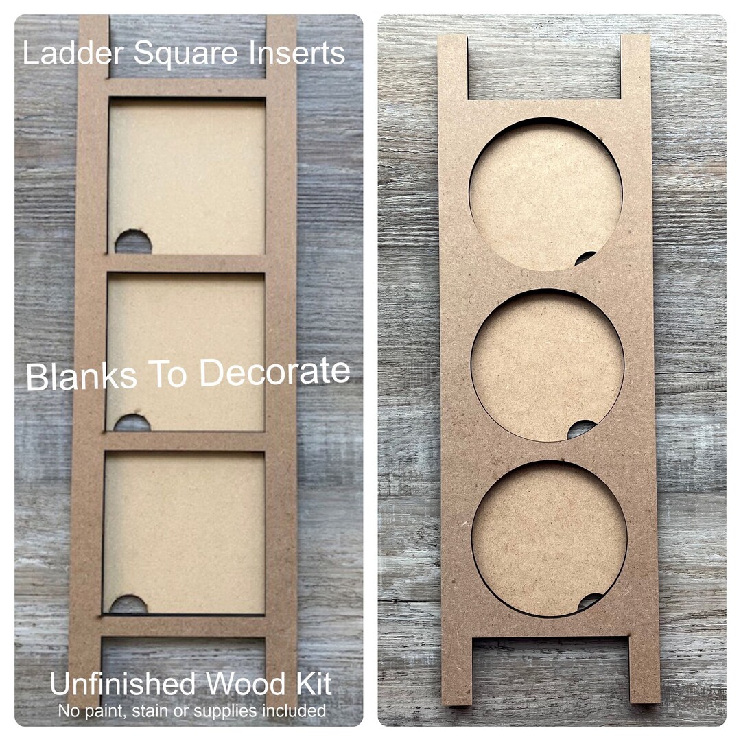 Interchangeable Ladder/ Ladder Blank/ Ladder for Inserts/ Leaning ...