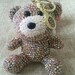 Rhinestone Bear Keychain - Etsy