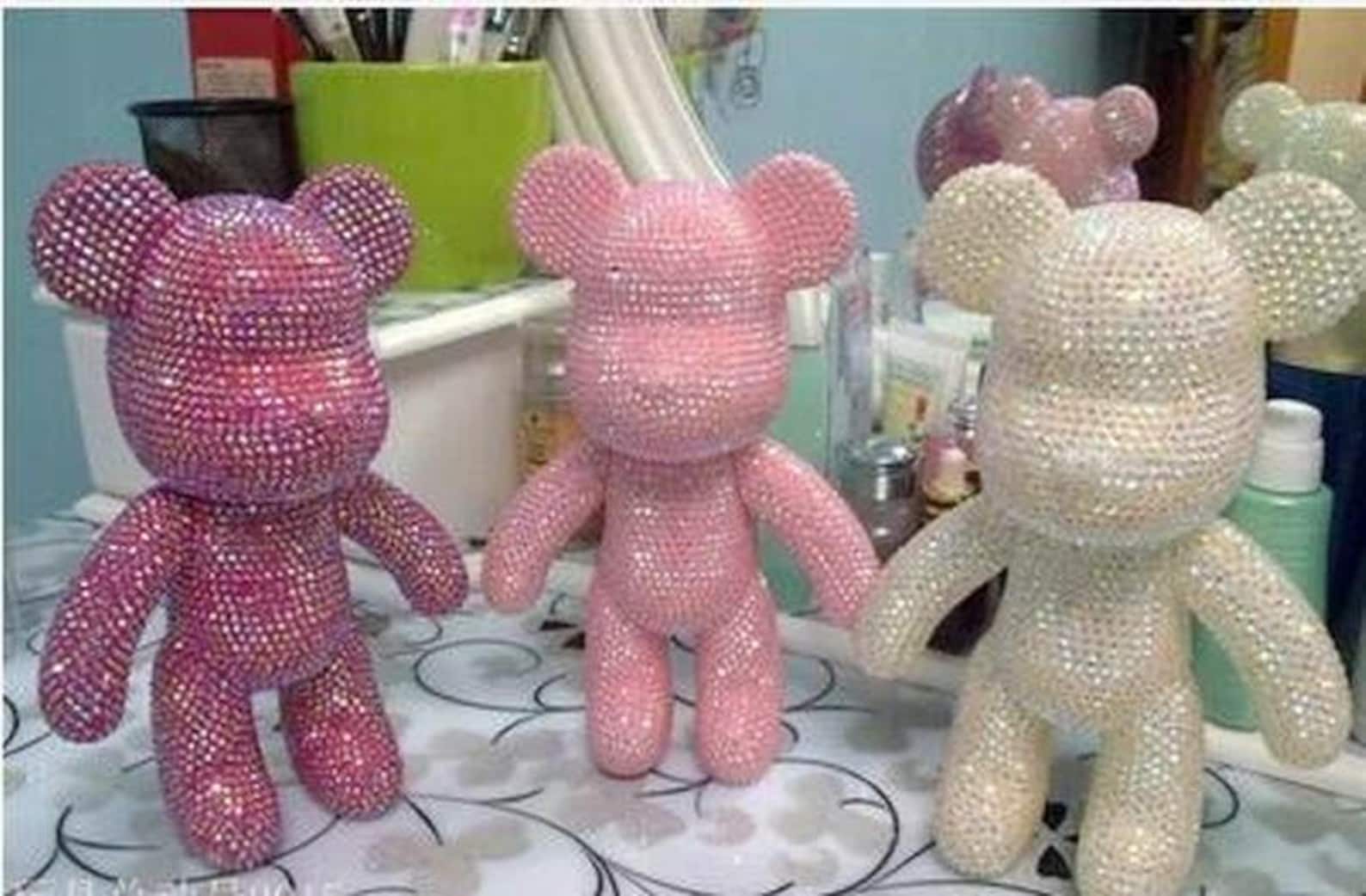 Rhinestone Bear Doll 7"/ 10" - Etsy