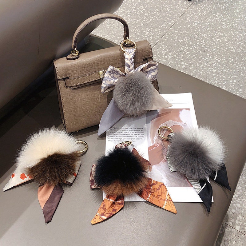 Fluffy Keychains - Etsy