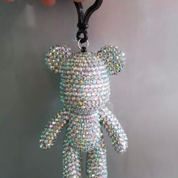 Teddy Bear Key Chain - Etsy