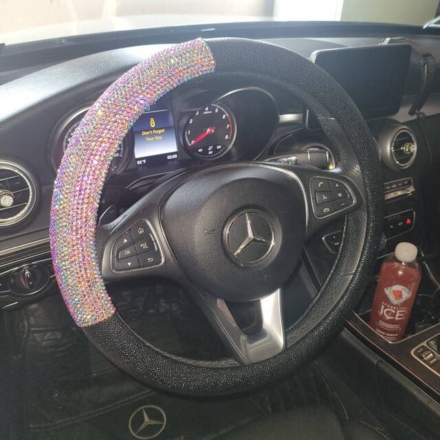 Bling Steering Wheel Cover Sparkly AB Swarovski Crystal Stones - Etsy