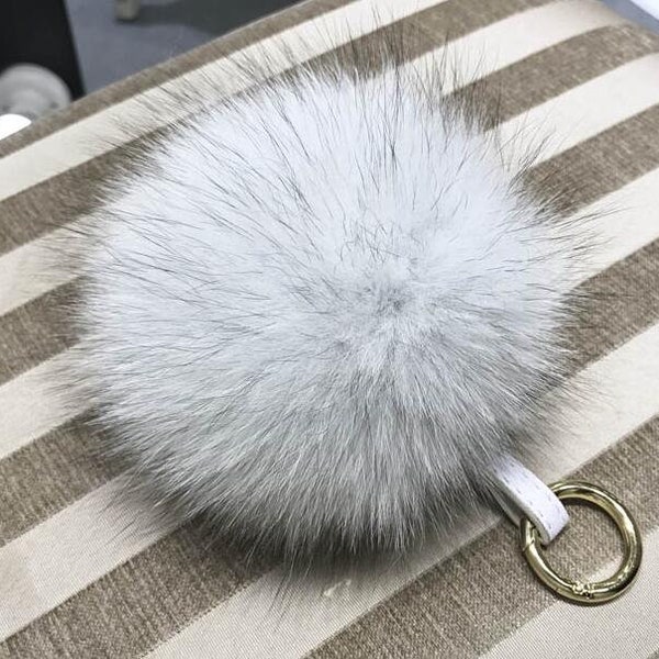 Fur Ball Keychain - Etsy