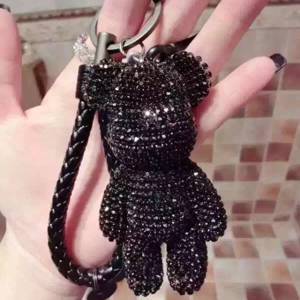 Rhinestone Rope Keychain - Etsy