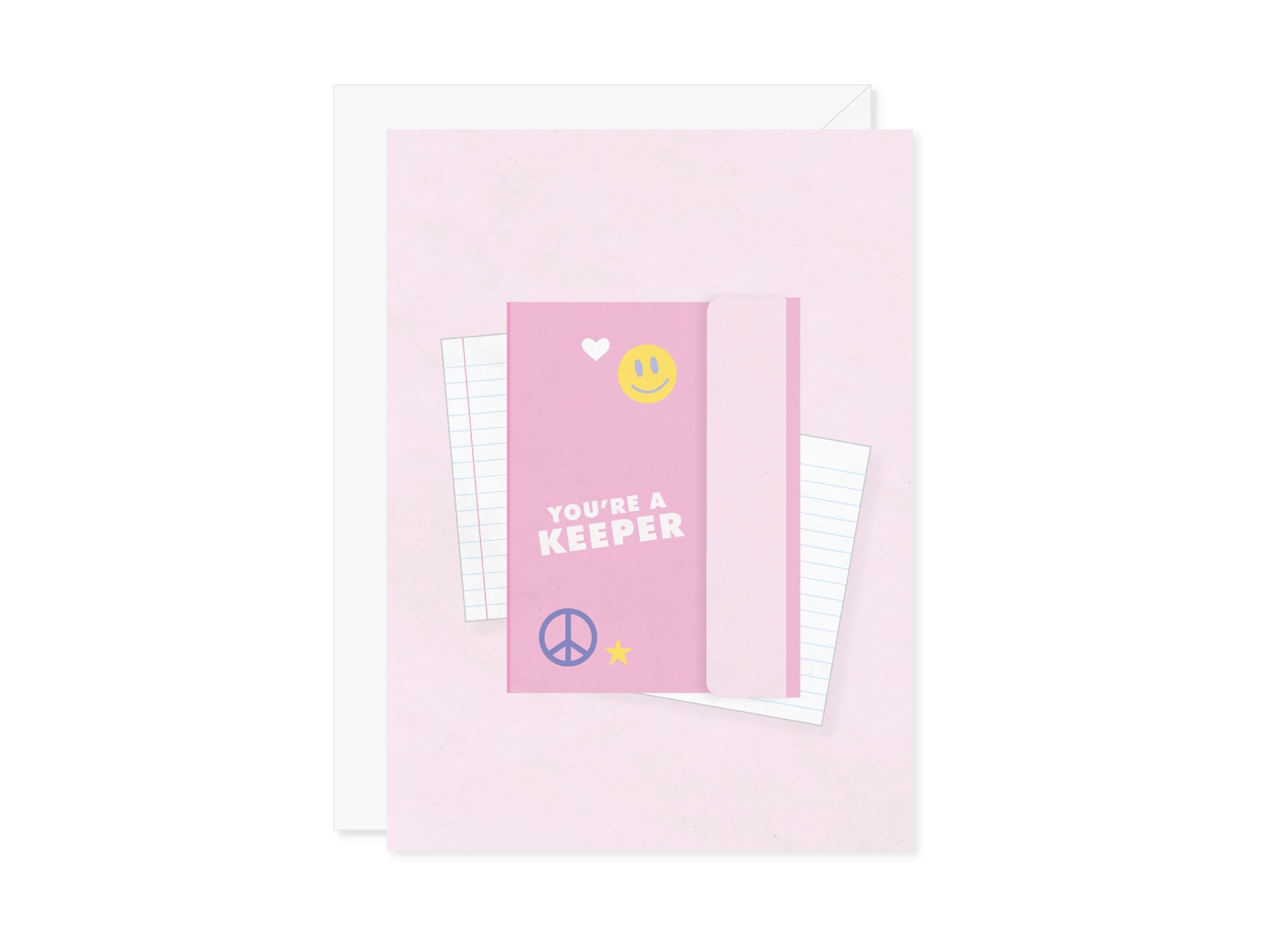 You're A Keeper Card - Nostalgia 90s 80s 2000s Kid Stationery ...