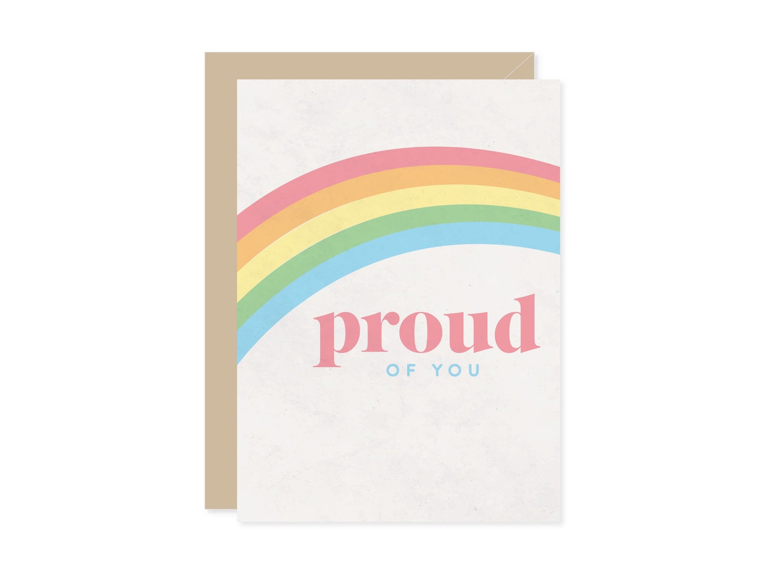 Proud of You Card Rainbow LGBTQ Pride Family Friend A7 - Etsy