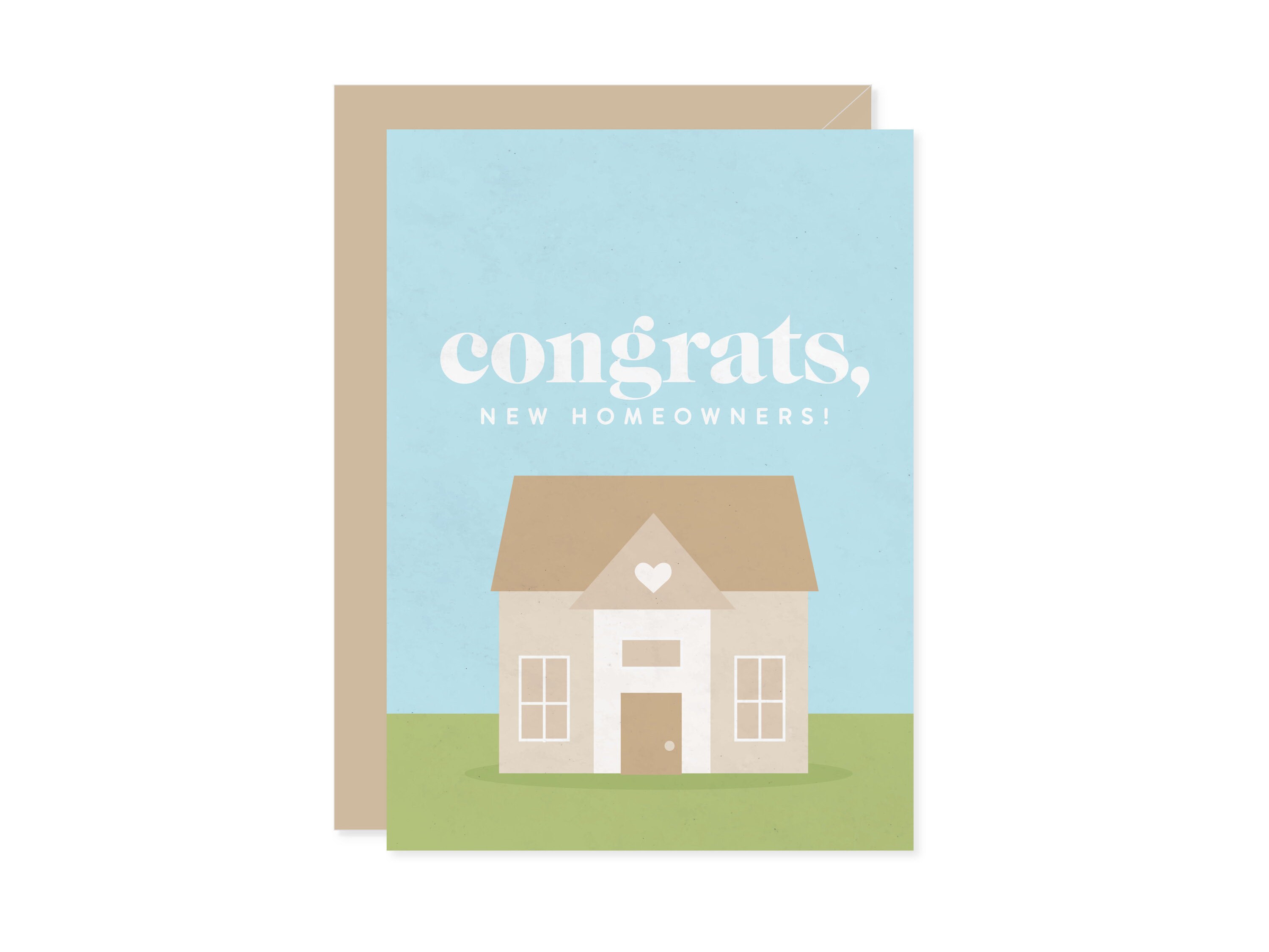 Congrats, New Homeowners Card - Housewarming Party Welcome Neighbor New ...