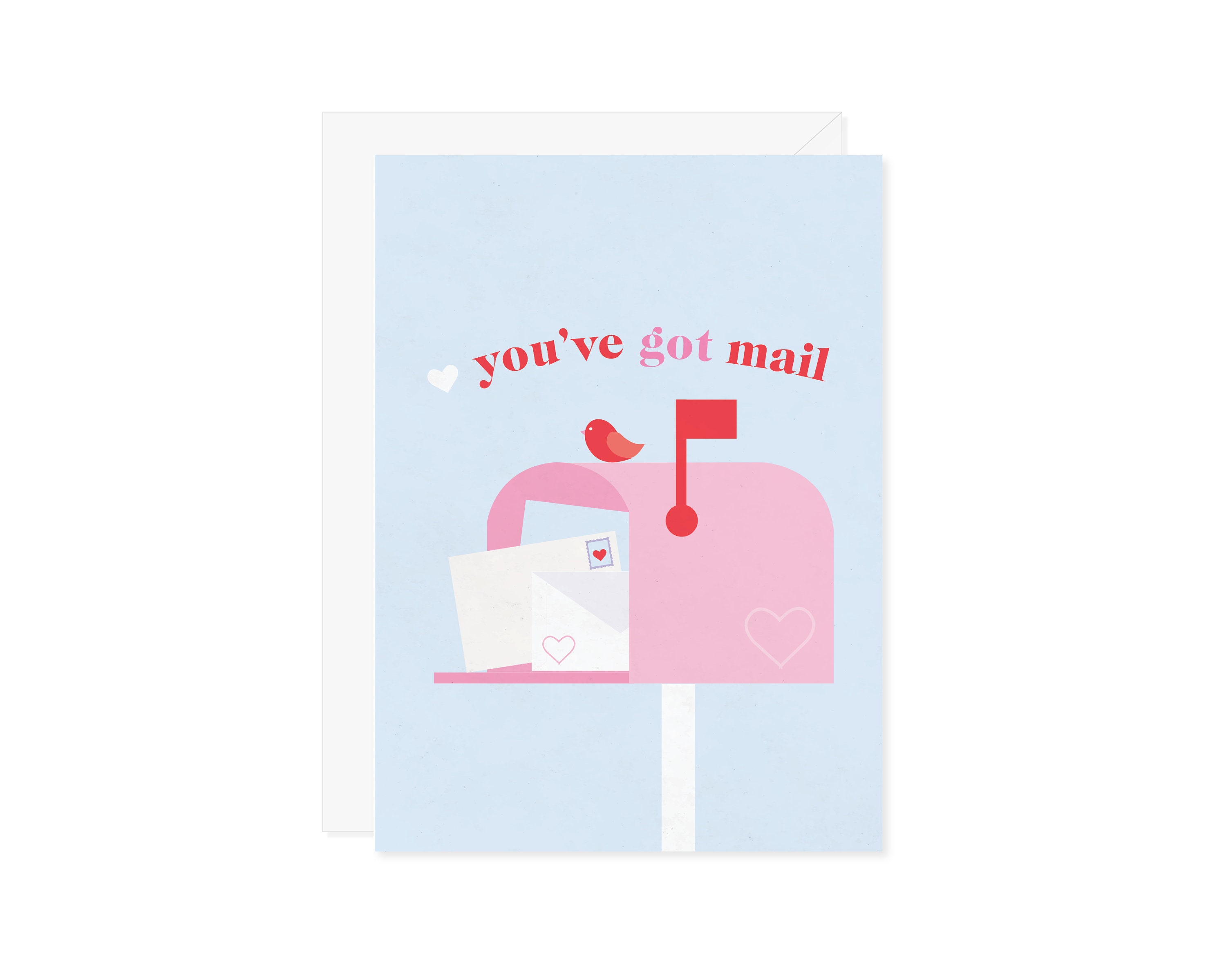 You've Got Mail Valentine's Day Greeting Card - Cute Mailbox Love ...