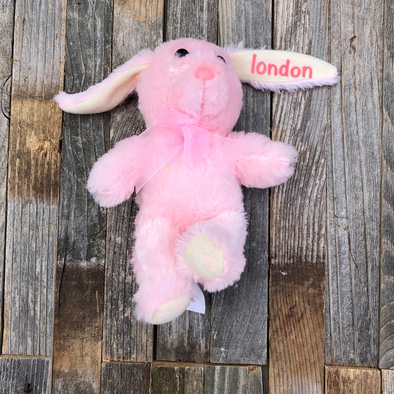 Personalized Bunny Rabbit With Name Baby Gift Bunny Name Baby Shower ...