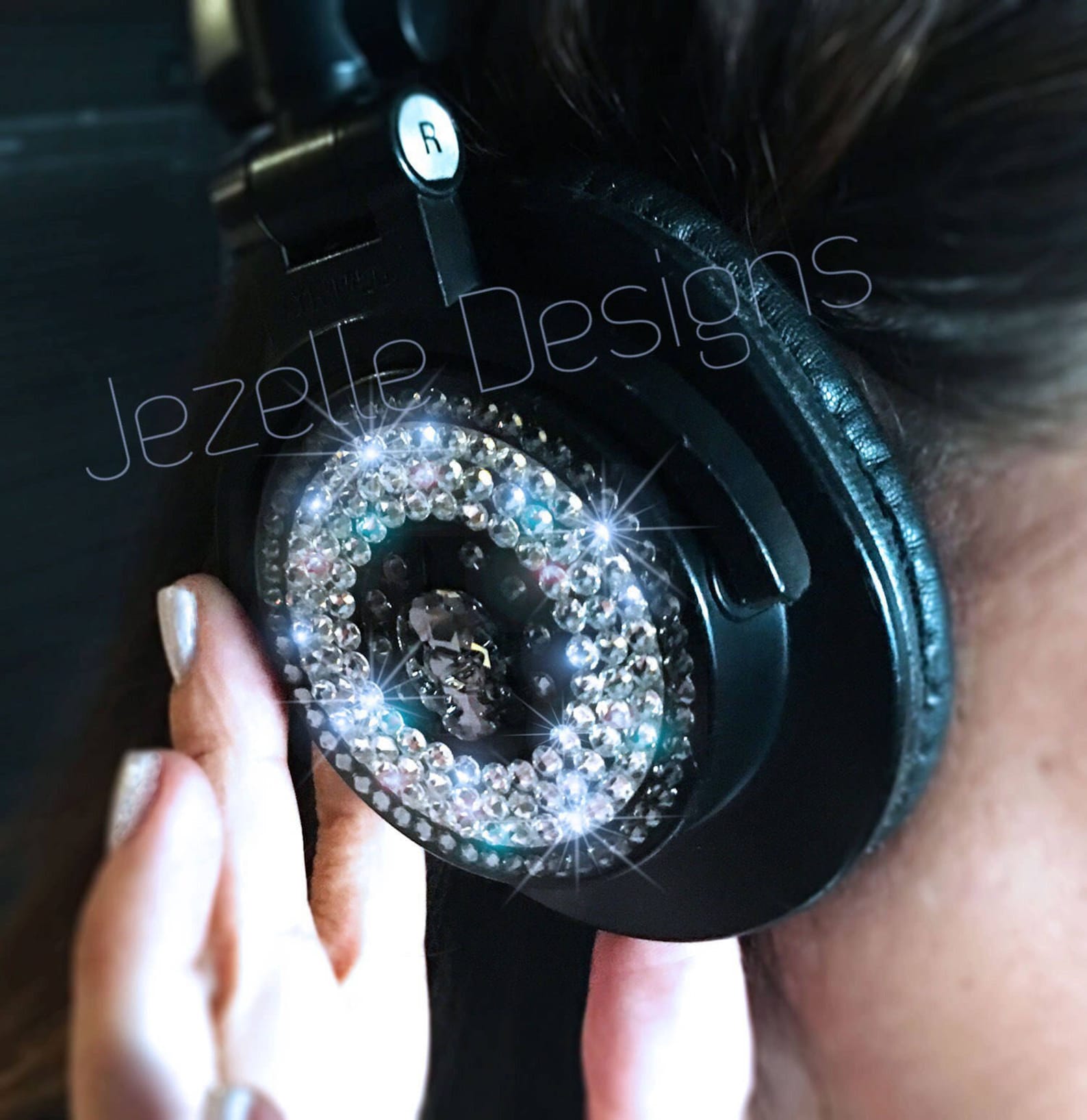 Jeweled DJ Bling Headphone Personalized Crystal Headphones - Etsy